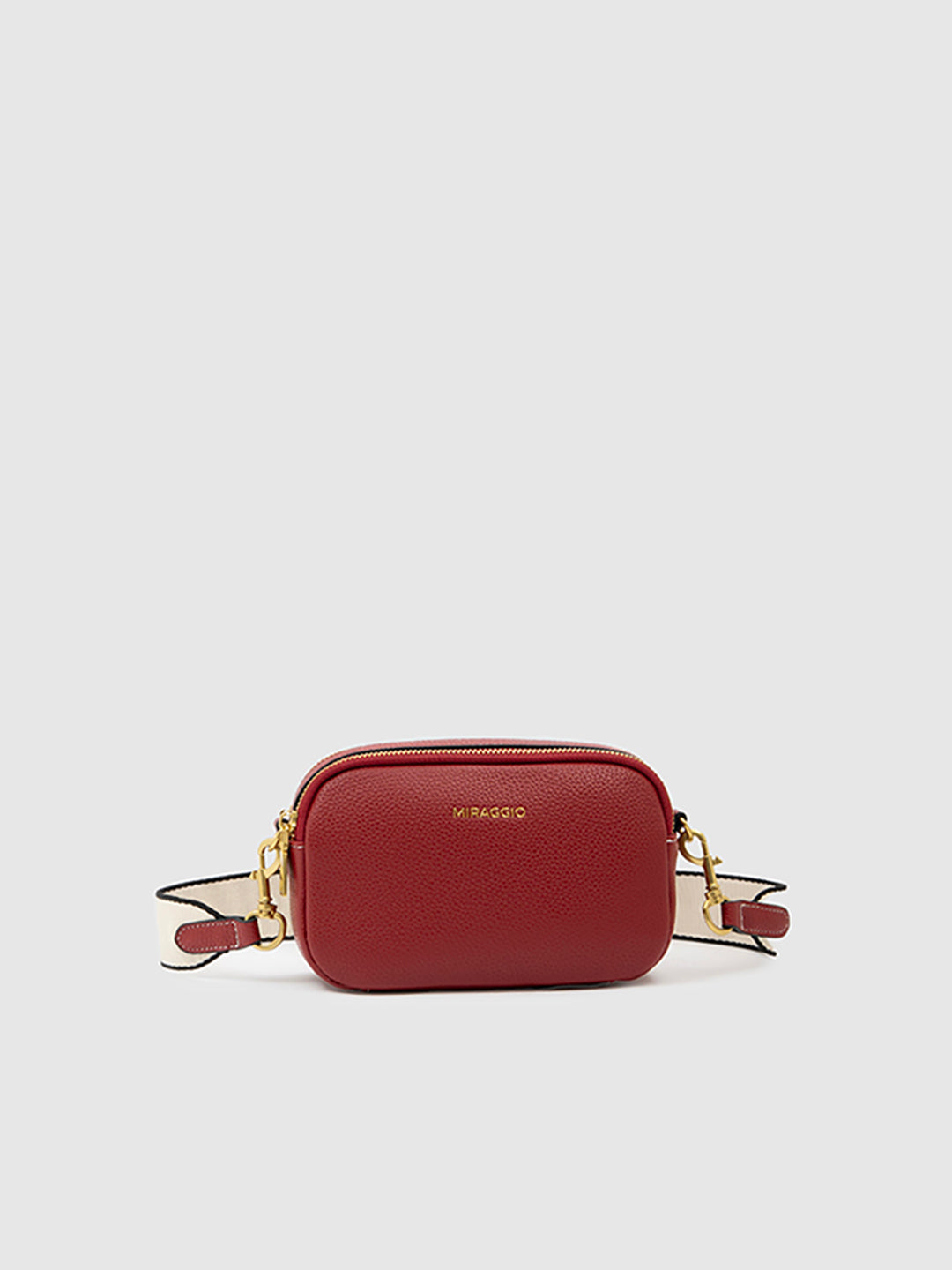 Buy Red Beck Crossbody Bag Online- Miraggio