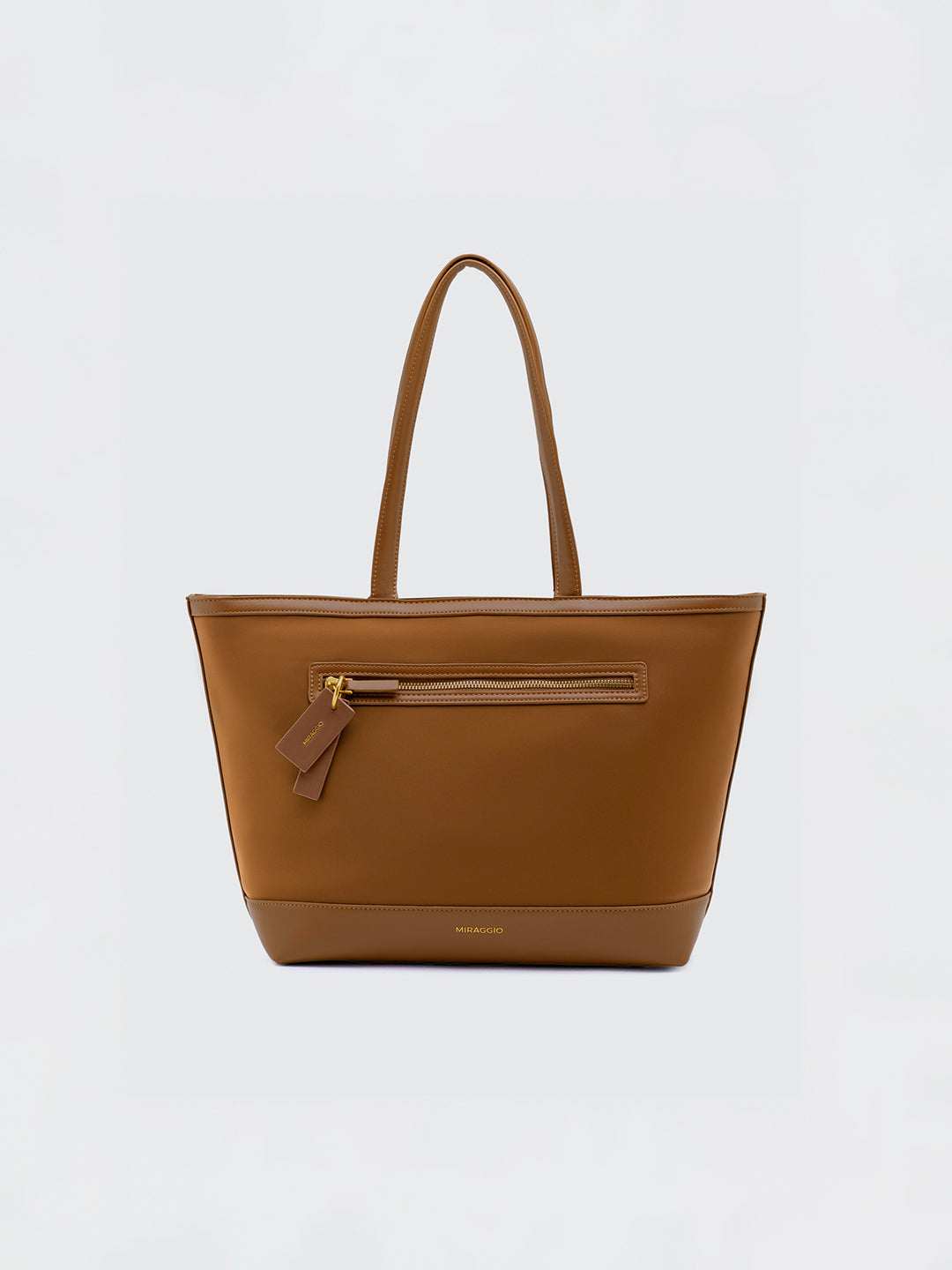 Buy Brown Alexa Tote Bag Online- Miraggio