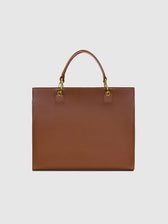 Buy Brown Ace Tote Bag Online- Miraggio